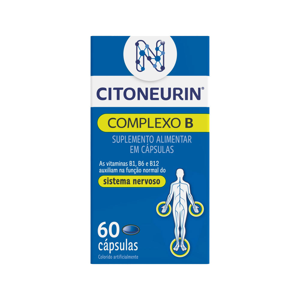 Citoneurin Complexo B 60 Capsulas - Preço Popular Citoneurin Complexo B 60 Capsulas - Preço Popular