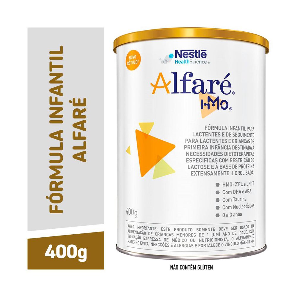 FORMULA INFANTIL ALFARE HMO SEM LACTOSE 400G - Preço Popular