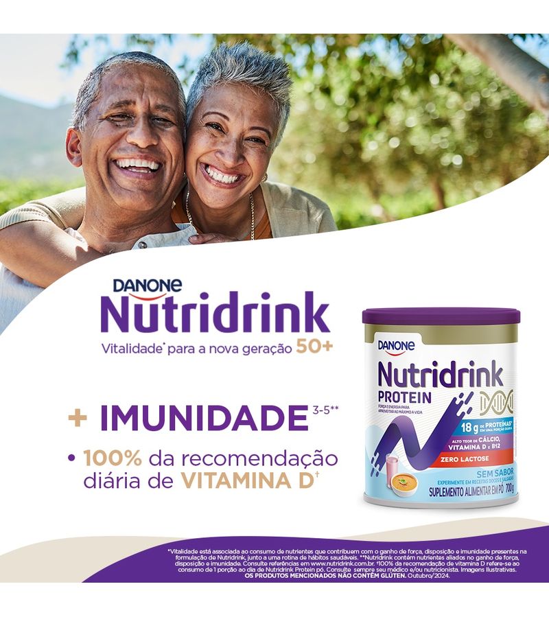Suplemento Nutridrink Protein Sem Sabor 700g Preço Popular 4486