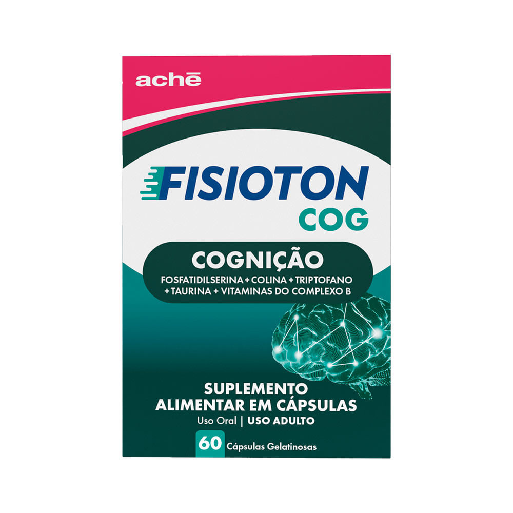 FISIOTON COG COM 60 CAPSULAS ACHE - Preço Popular