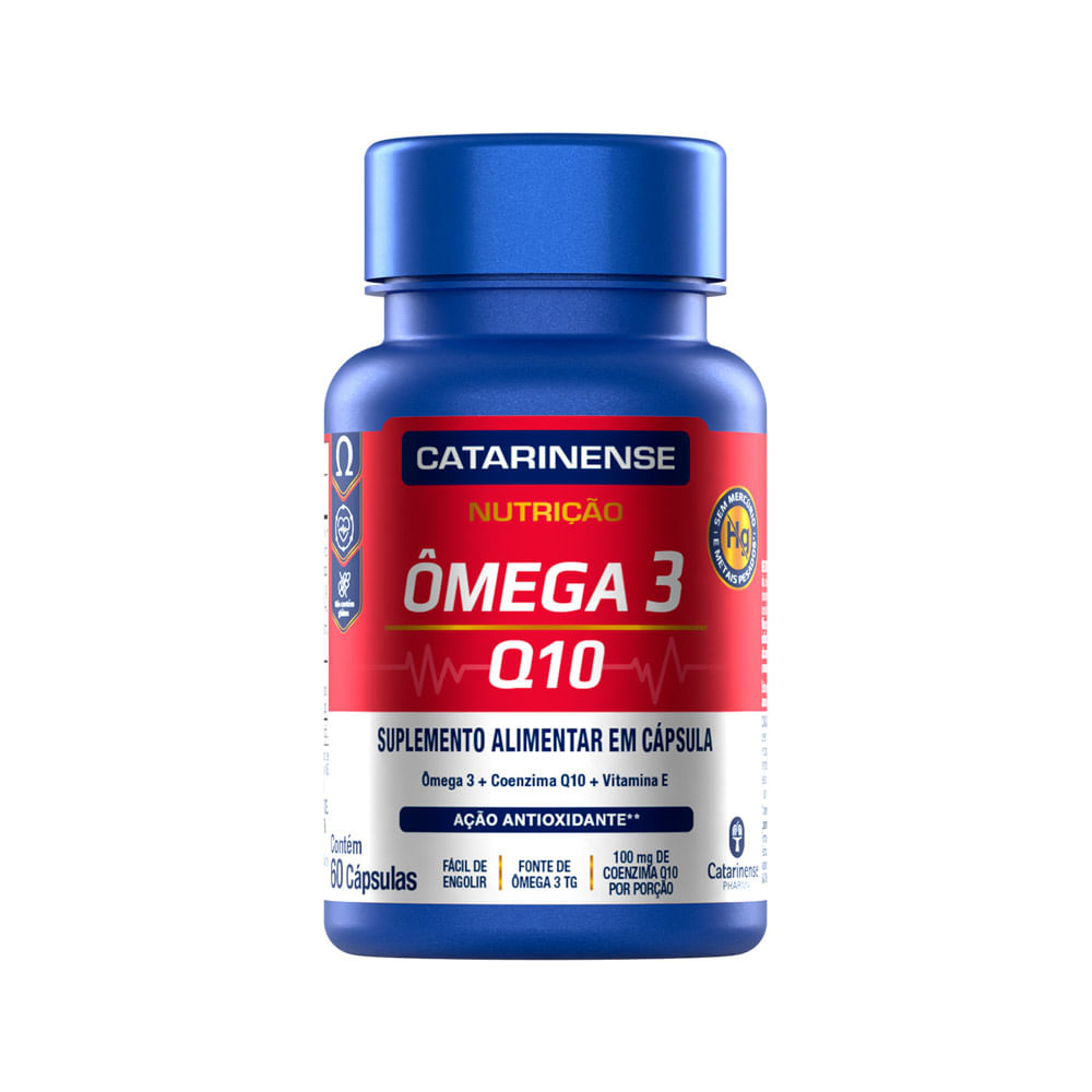 OMEGA 3 Q10 CATARINENSE COM 60 CAPSULAS - Preço Popular