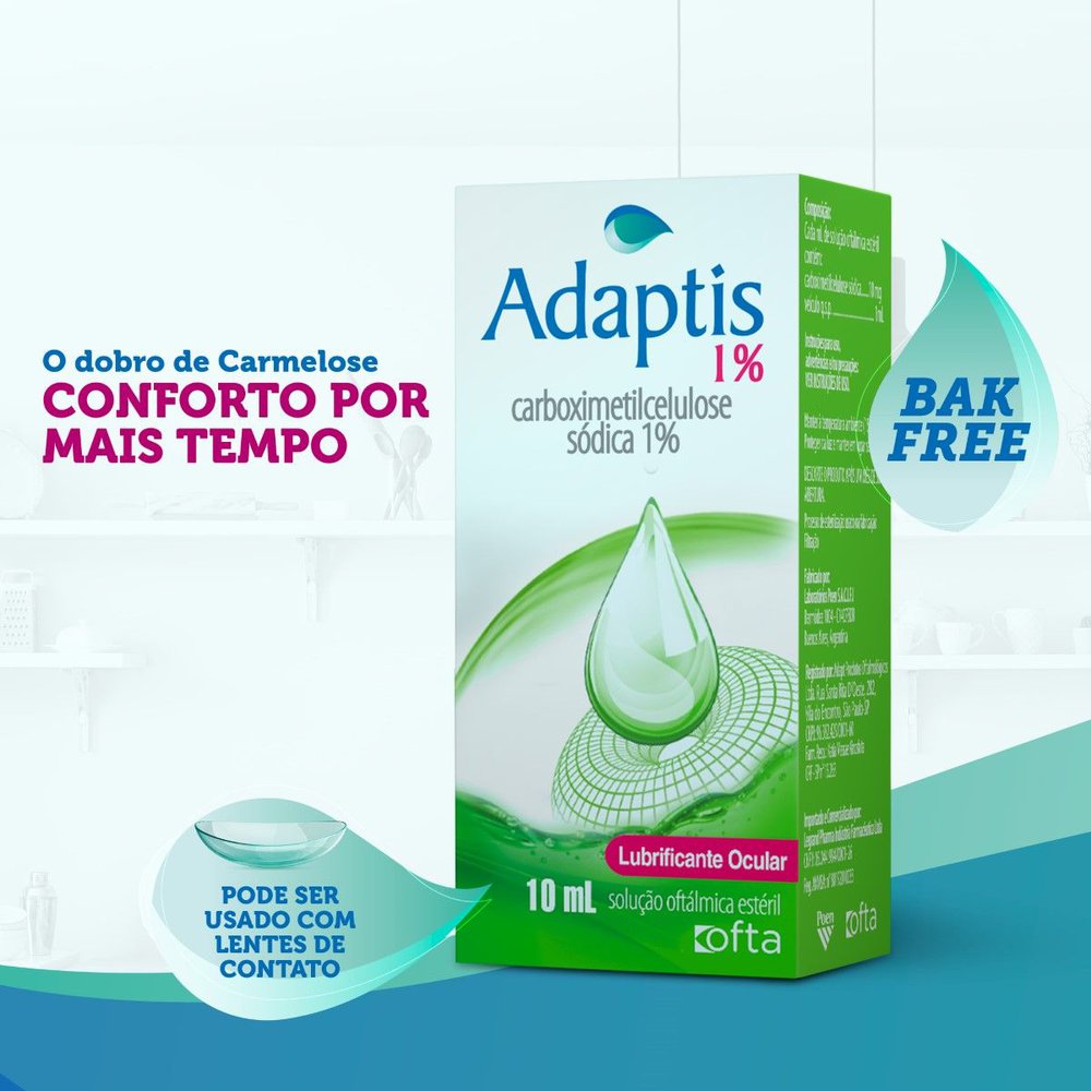 COLIRIO ADAPTIS 1% 10ML - Preço Popular