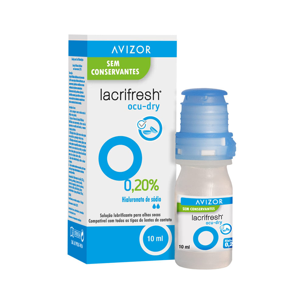 LACRIFRESH ACU-DRY SOLUCAO OFTALMICA 0,20% 10ML - Preço Popular