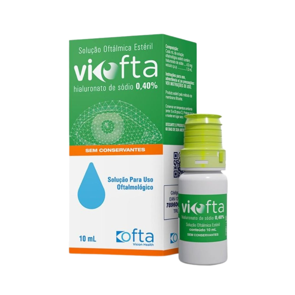 COLÍRIO VIOFTA 0,40% 10ML - Preço Popular