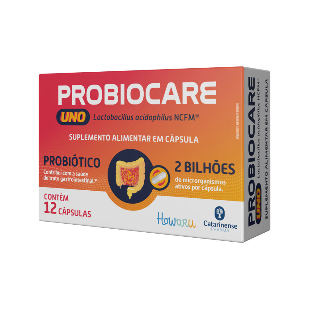 PROBIOCARE UNO 2 BILHOES COM 12 CAPSULAS - Preço Popular