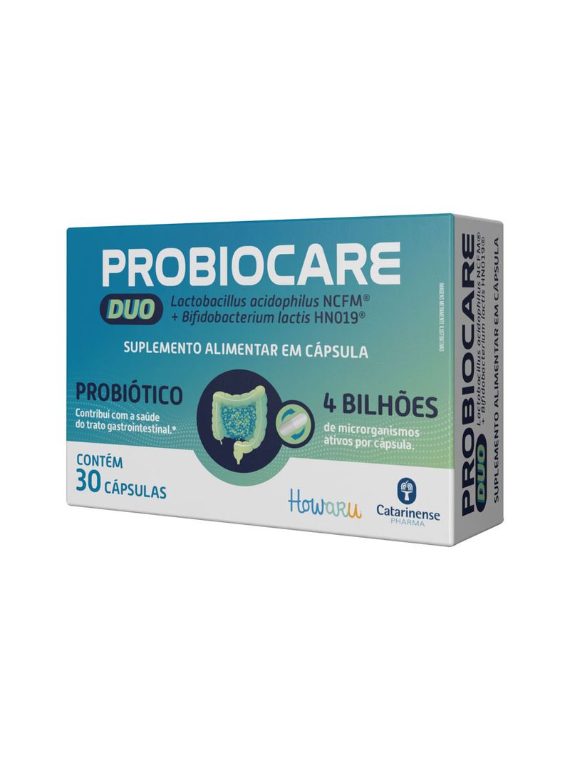 PROBIOCARE DUO 4 BILHOES COM 30 CAPSULAS - Preço Popular