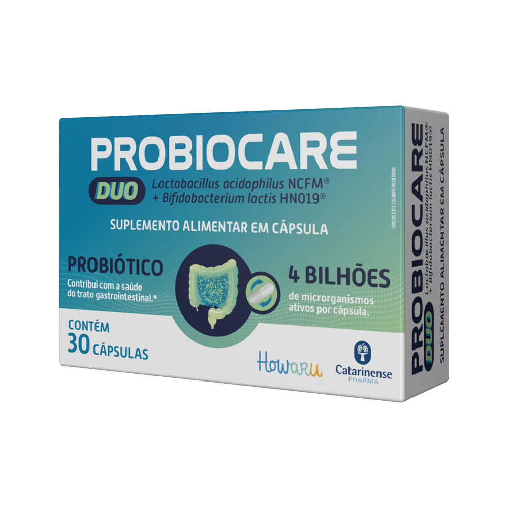 PROBIOCARE DUO 4 BILHOES COM 30 CAPSULAS - Preço Popular