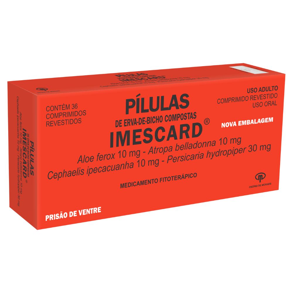 IMESCARD COM 36 PÍLULAS - Preço Popular